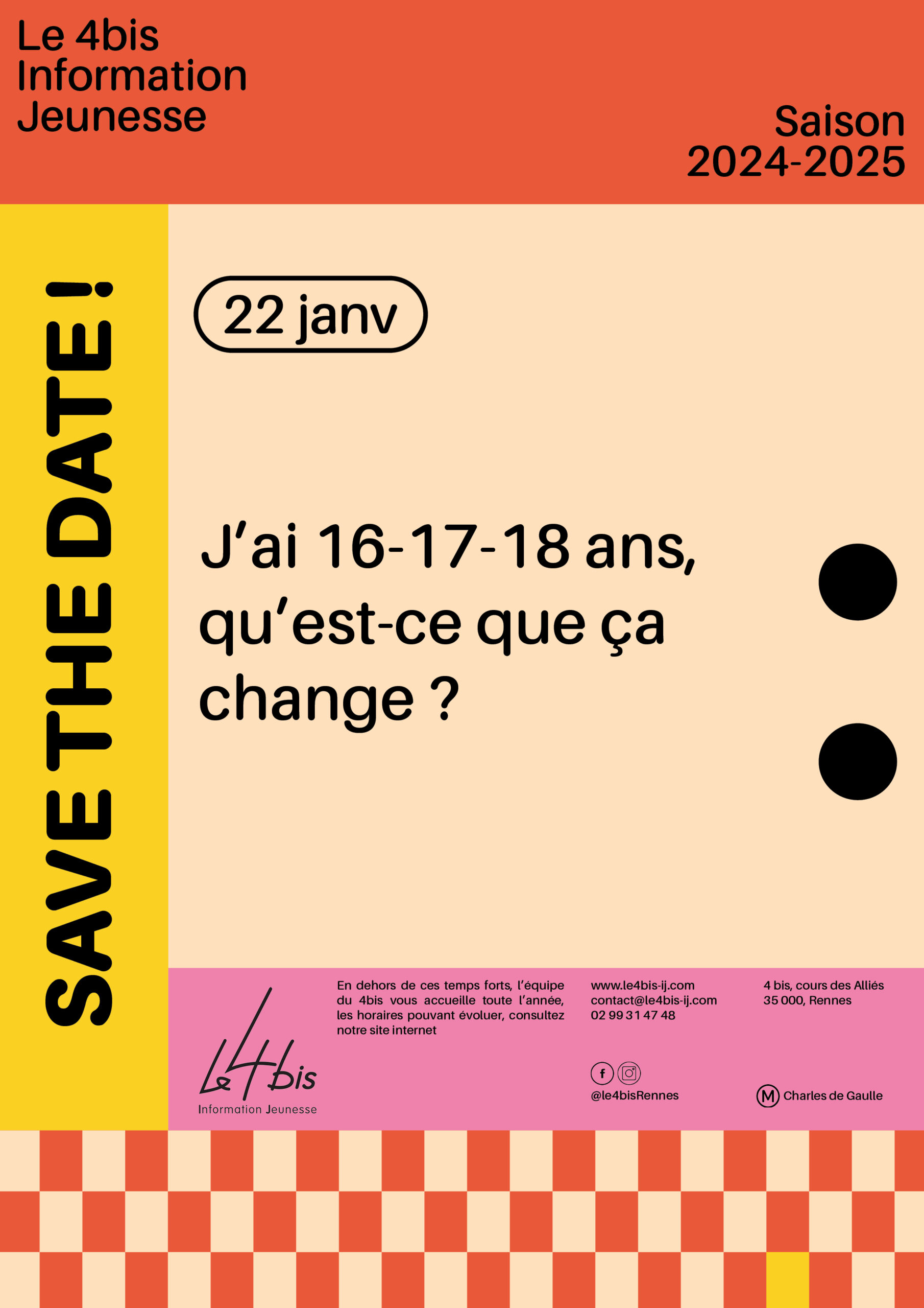 Forum : "J'ai 16-17-18 ans, qu'est-ce que ça change ?" - Le 4bis